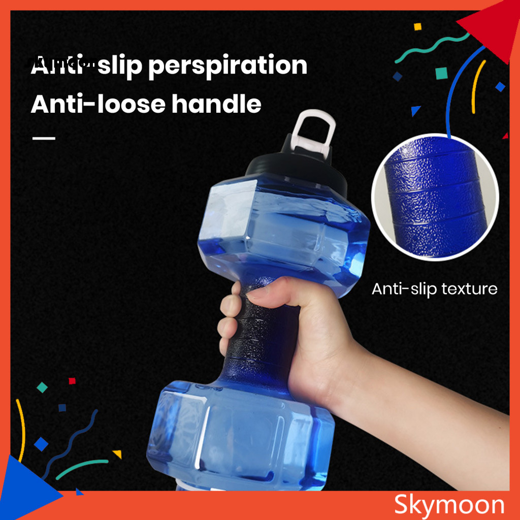 Skym* Home Gym Water Bottle Workout Water Bottle Portable Dumbbell ...
