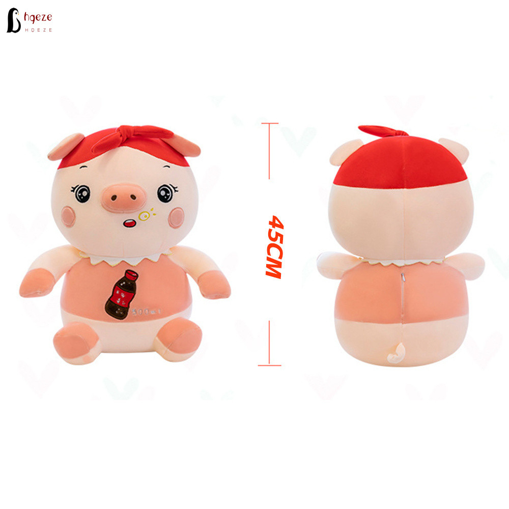Cola Pig Anime Character Stuffed Toy Soft Cuddly Friends Baby Sleeping ...