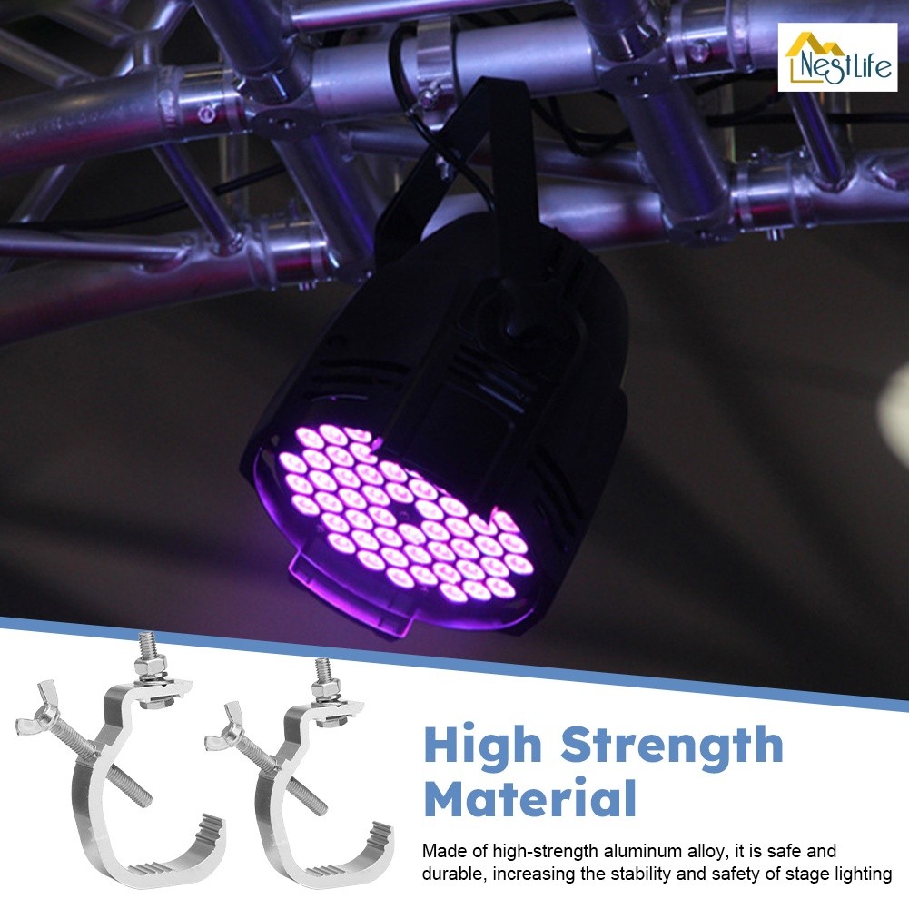 2Pcs LED Light C CLamp Hook Aluminum Alloy Stage Light Hook PAR ...