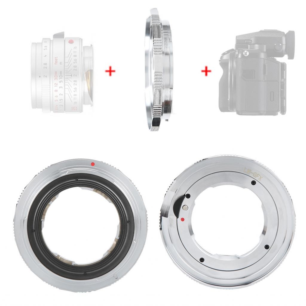 Manual Lens Adapter Corrosion Resistant LM‑GFX Copper for Fujifilm GFX ...