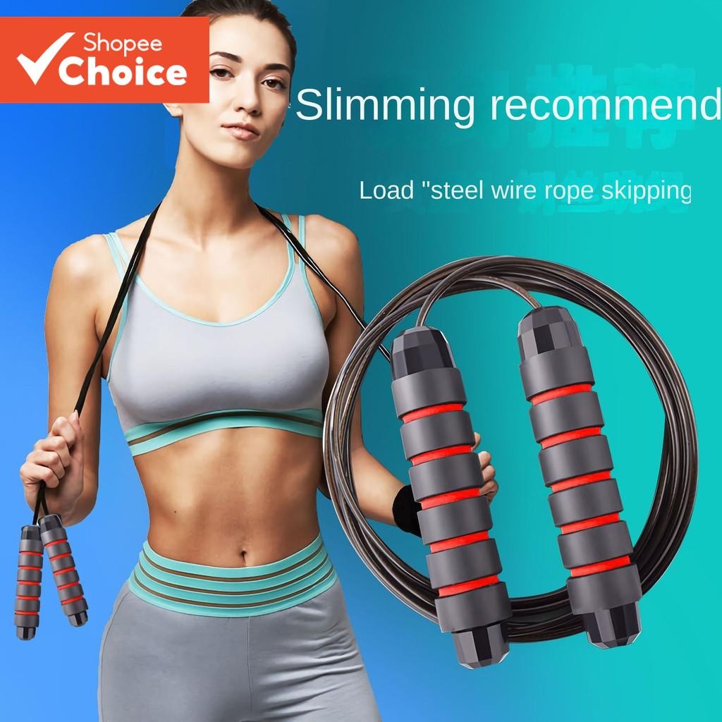 High-speed skipping rope for gym, exercise skipping rope,with Ball Bearings Steel Skipping Rope ...