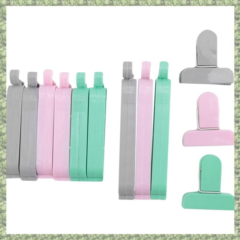 (K T) 12 Pcs Sealing Chips Food Bag Storage Clips Colorful for Snack ...