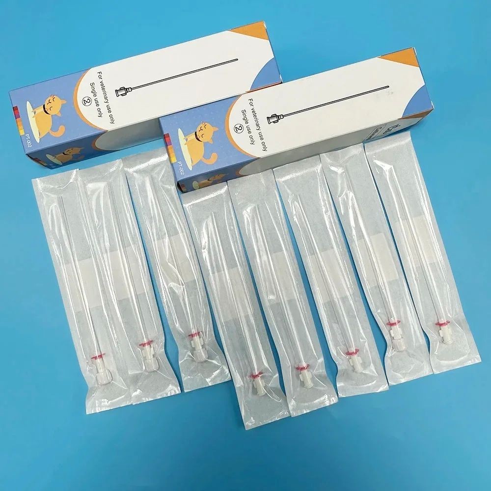 10Pcs/box Cat Catheter with Stylet 3Fr End Hole 4Fr Side Holes ...