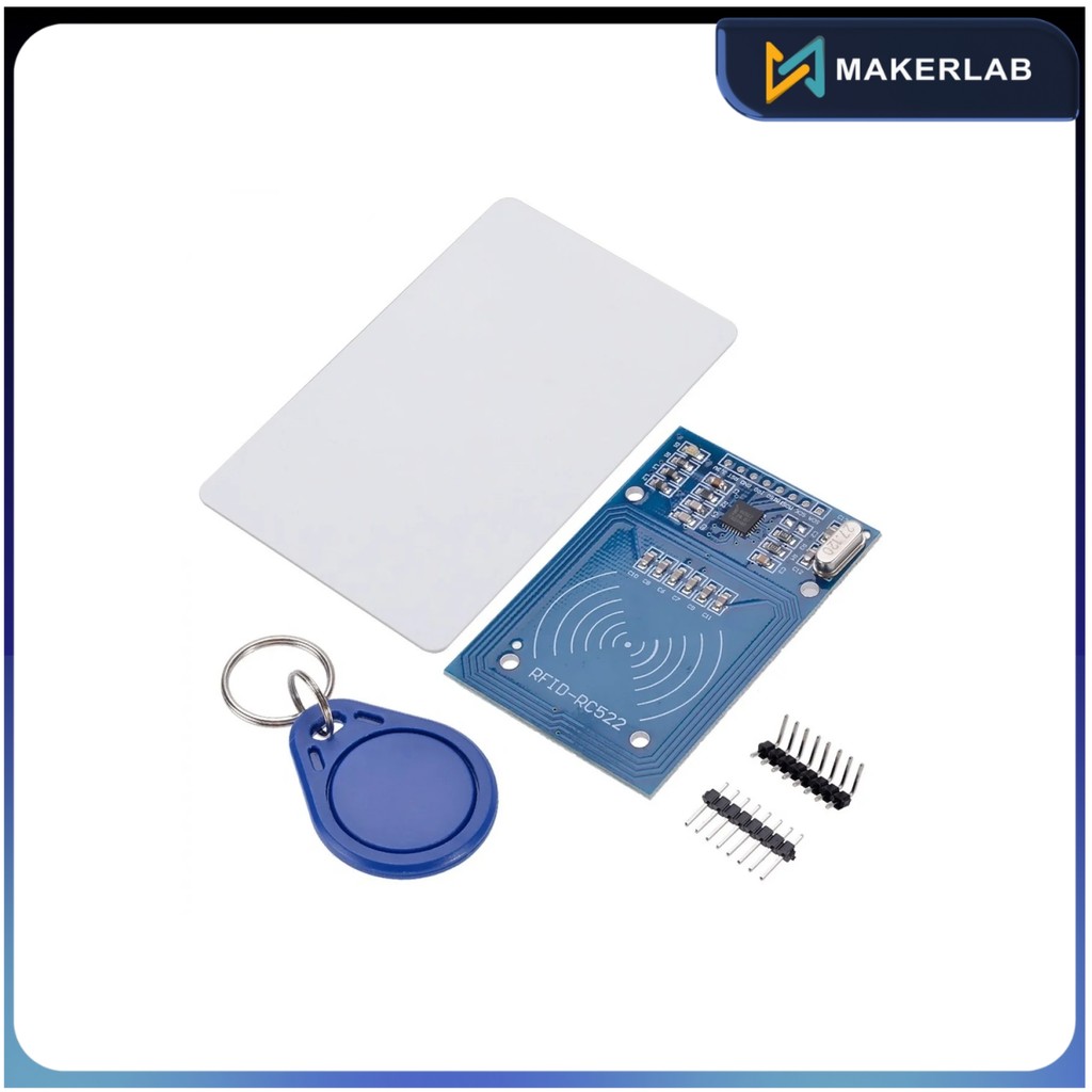 RC522 MFRC-52213.56MHz 13.56 MHz RFID Key Card Reader Module Set ...
