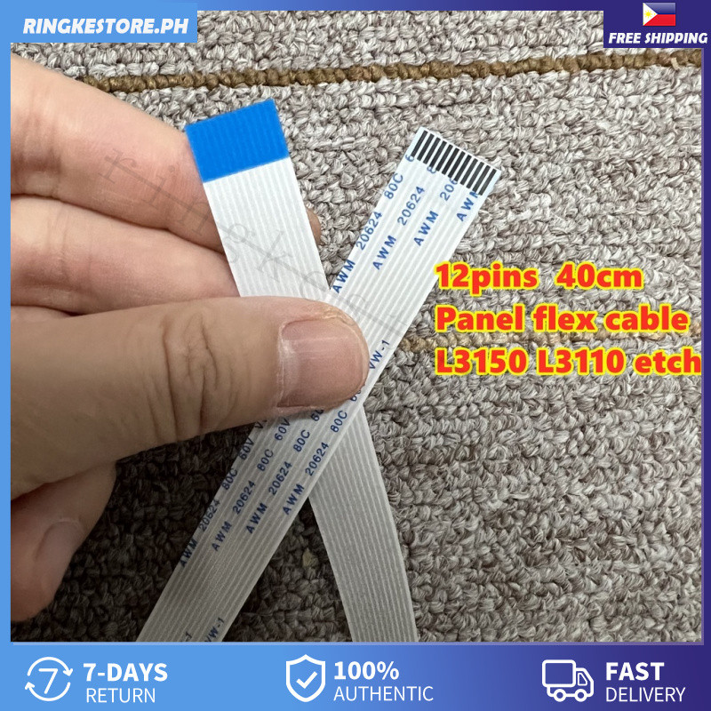 Brand New Flex Cable 12pin 40cm Panel Flex Cable for Epson L3150 L3110 ...