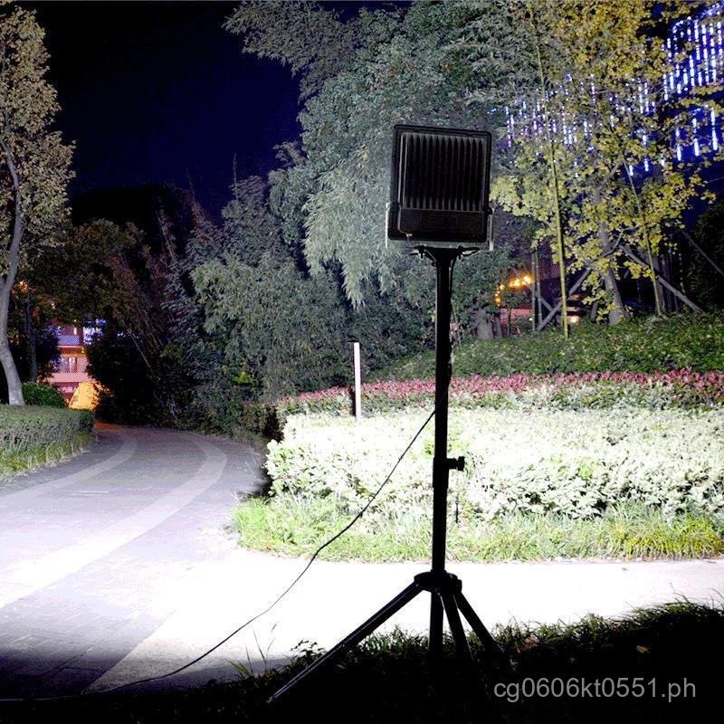 led Spotlight Plug-in Stand Floor Night Tripod Work Light Mobile ...