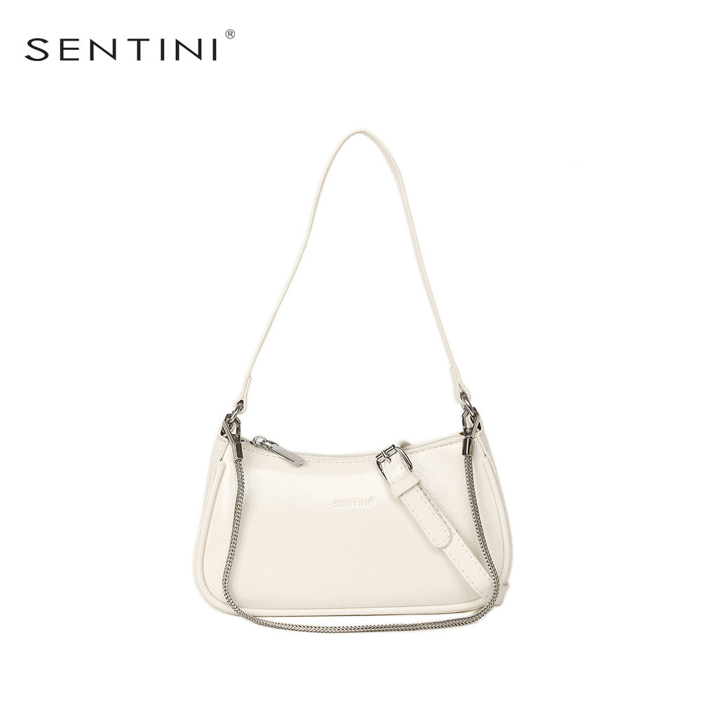 Dan's X SENTINI Clivia Women's Shoulder Bag - Black / White STB-163 ...