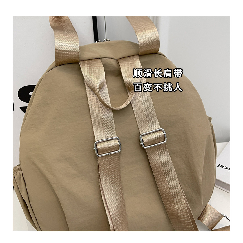 Canvas Backpack Female 2025 New Style Large Capacity Casual Portable ...