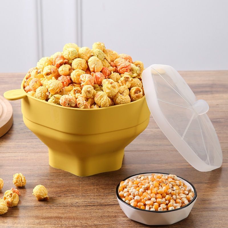 DIY microwave popcorn maker, high temperature resistant, foldable, home ...