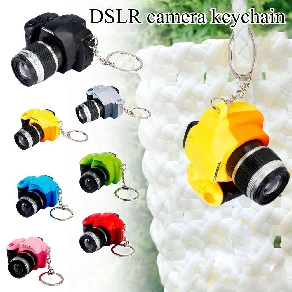Mini Camera Keychain Toy - Creative Metal Keychain Backpack Pendant ...
