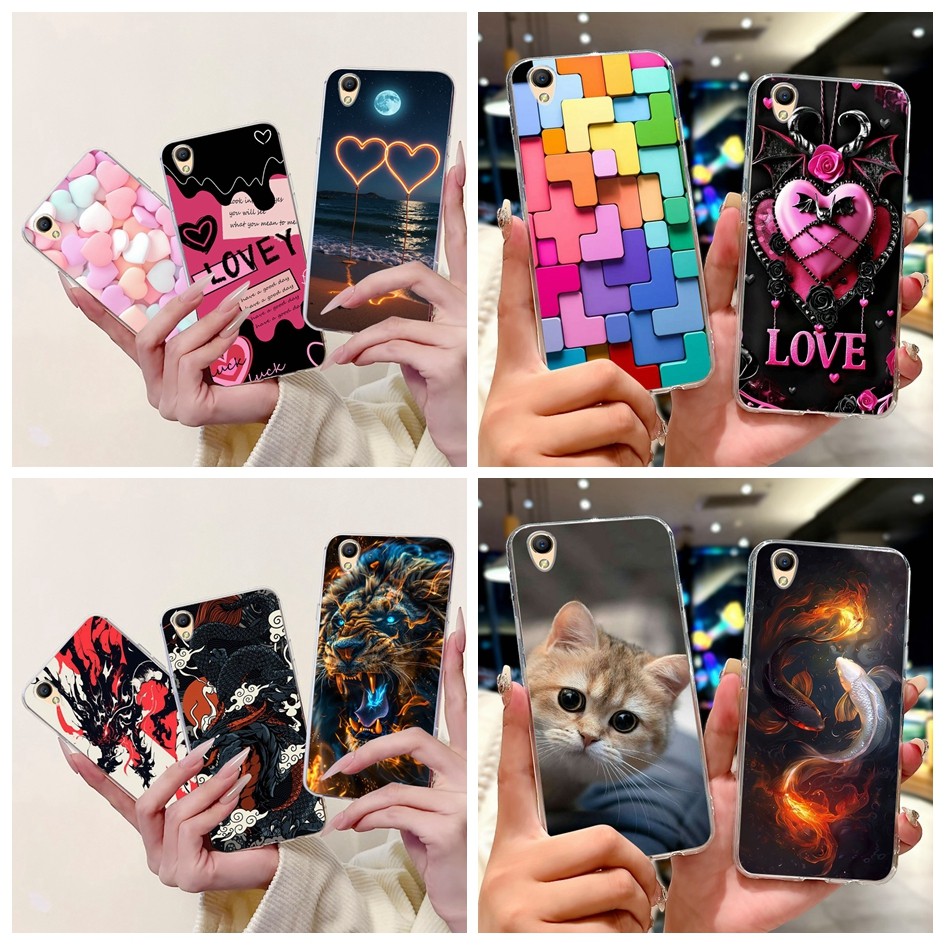 For OPPO A37 A 37 Casing New Cool Cartoon Dragon Love Heart Soft ...