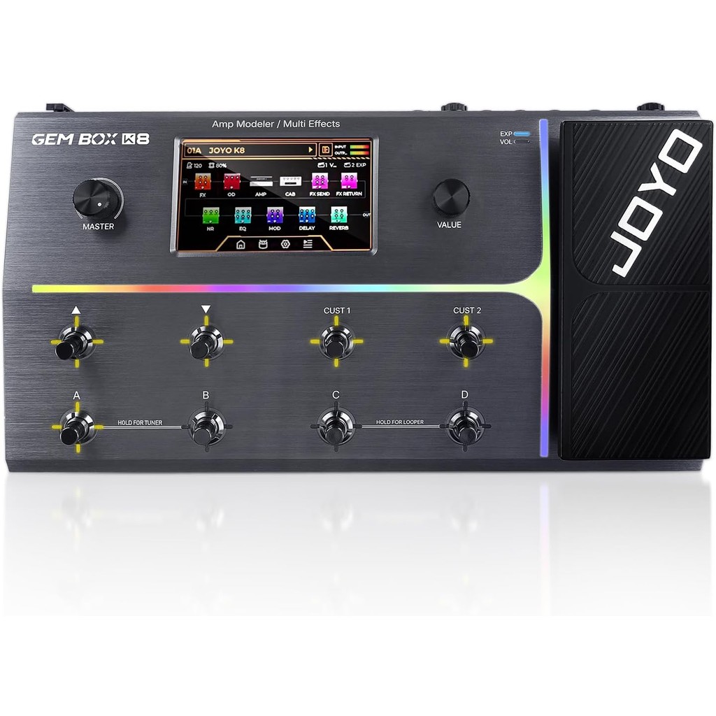 JOYO GEM BOX K8 Guitar Multi-Effects Processor Pedal with 5 ...