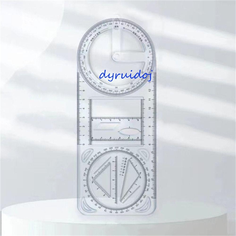 DYRUIDOJ Drawing Ruler, Activity Angle Ruler Straight Geometry Ruler ...
