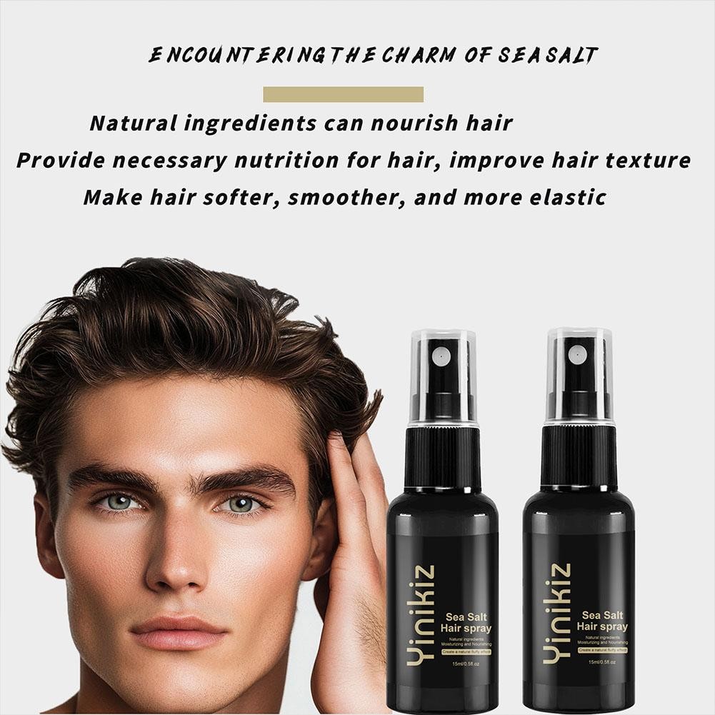 Sea Salt Hair Spray For Men Heatless Beachwave Texture Volume For Men ...