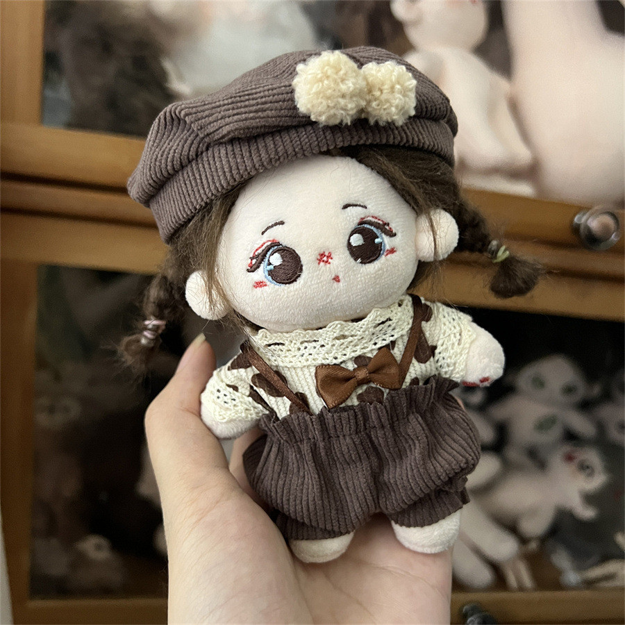10cm cotton doll clothes Ready Stock Retro Autumn Winter Style 10cm ...