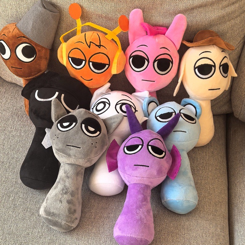 20CM Sprunki Incredibox Plush Stuffed Toy Kid Rhythm Box Puzzle Game ...