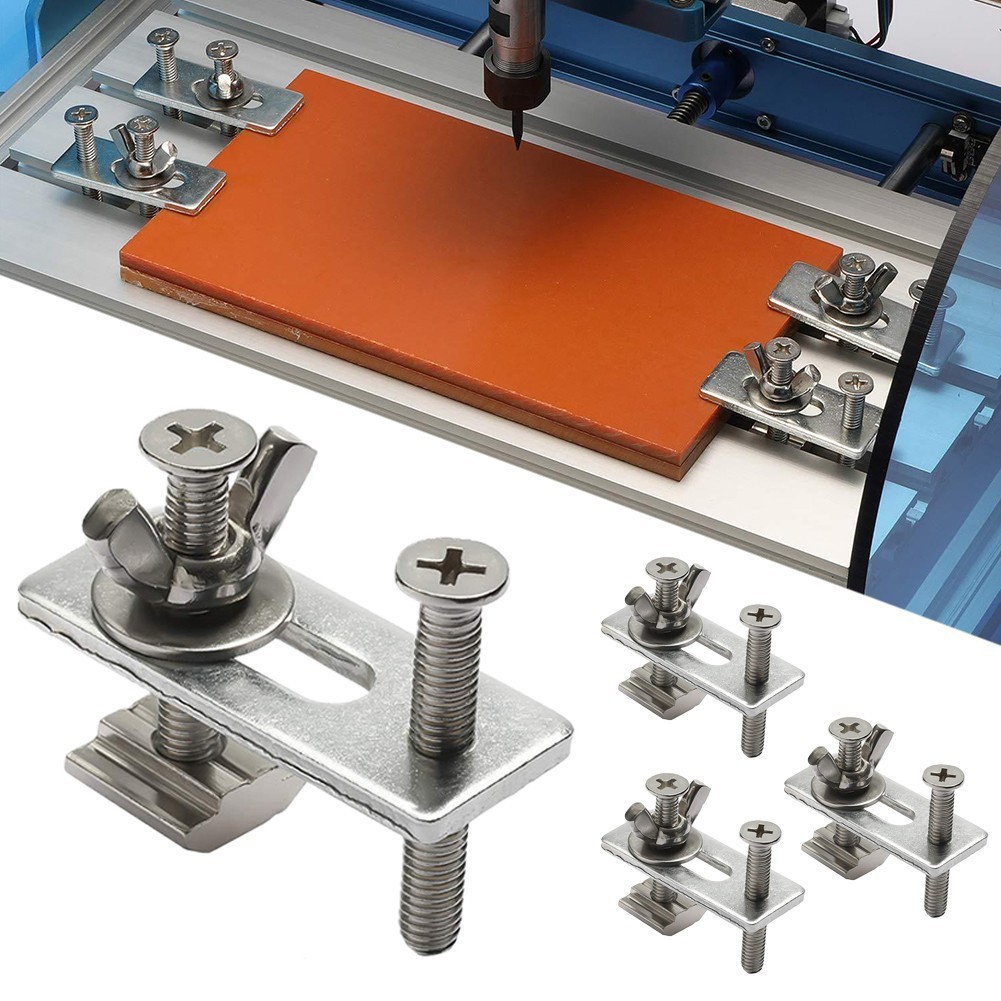 T Track Clamp System for 3018 Series Desktop CNC Router Machines 4 Sets ...