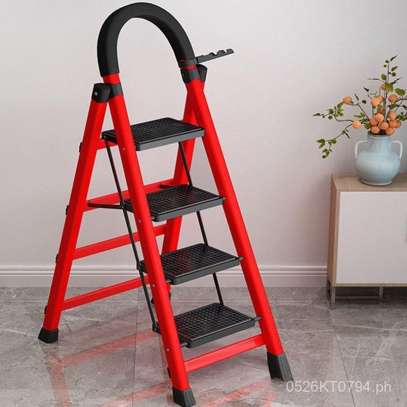 Folding Ladder Multi-Functional Ladder Mobile Stair Step Ladder Carbon ...
