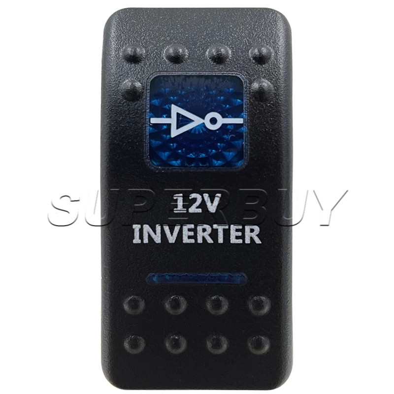 12V INVERTER Logo 5Pin 12V 20A Blue LED Waterproof Car Switch Bar ARB ...