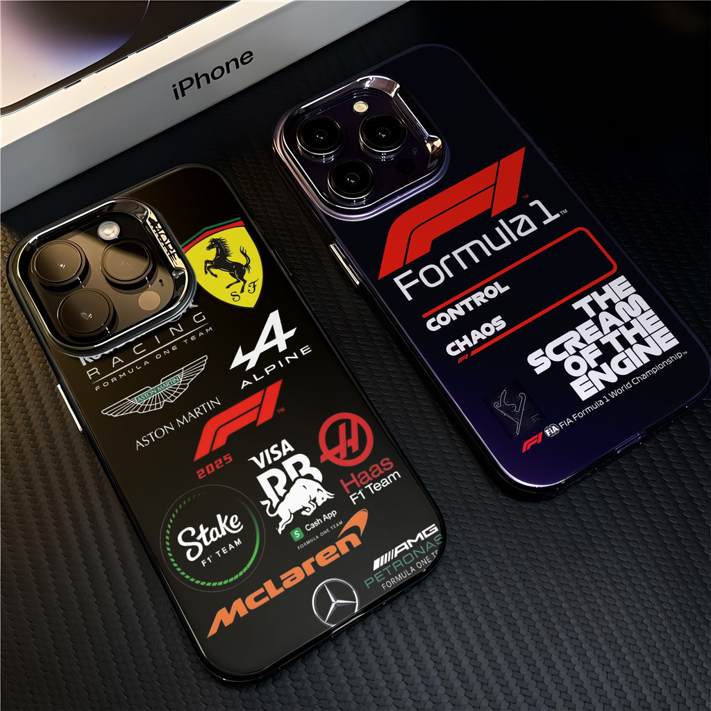 F1 Racing Car Pattern Case for iPhone 16 Pro Max 15 14 XR 13 11 12 Pro ...