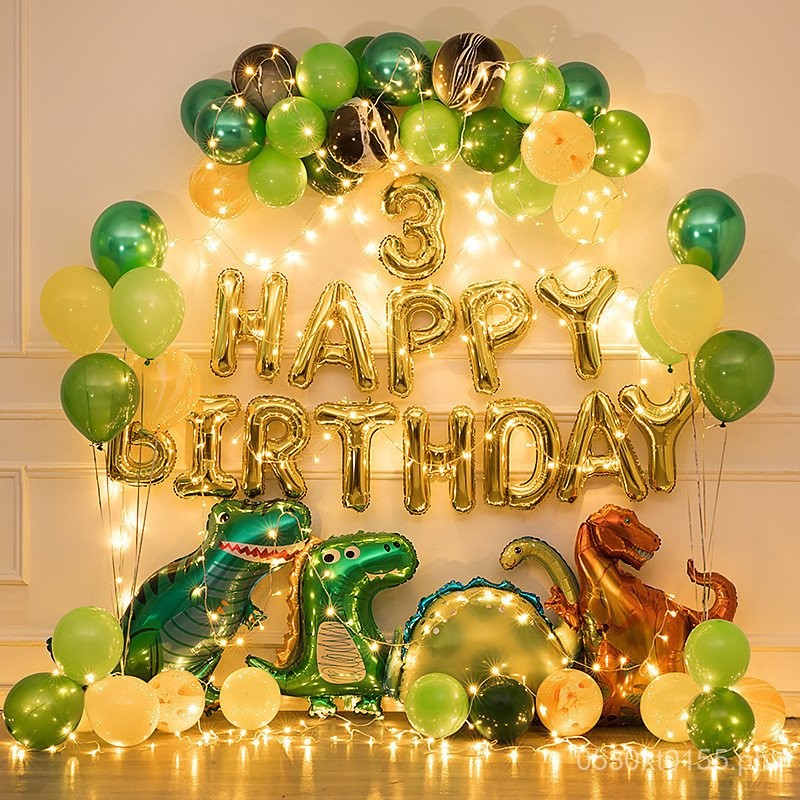 Changbao Baby Dinosaur Children's Scene Setup Boys Party First Birthday ...