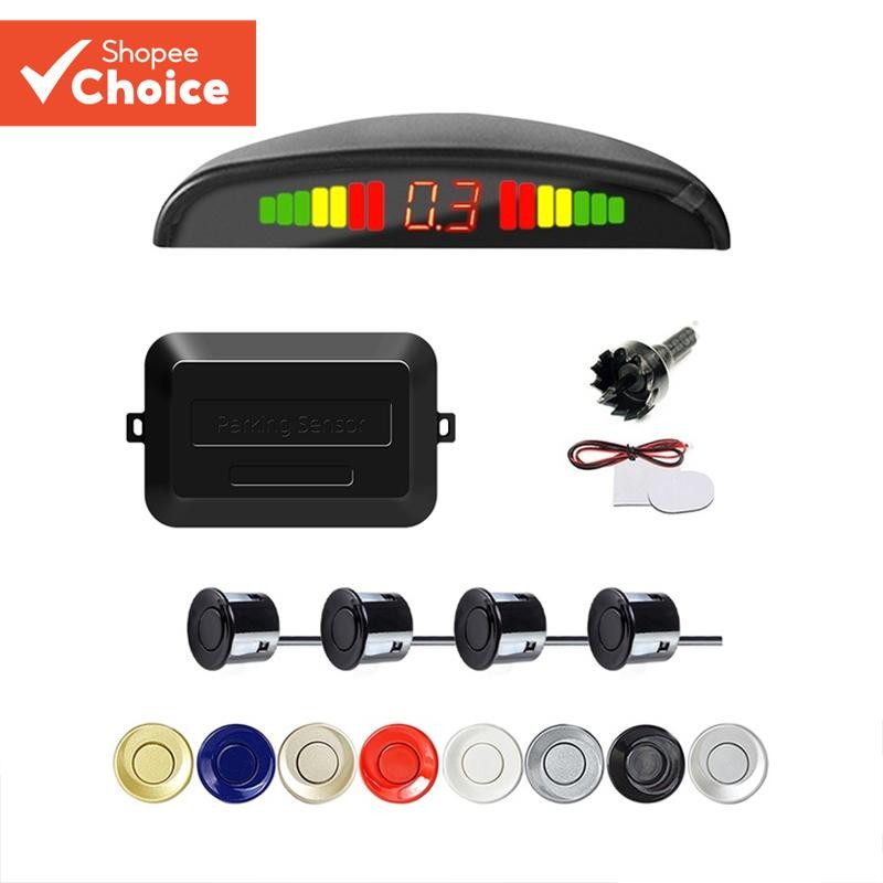 Car Parking Sensor Kit LED Didsplay 4 Sensors 22mm Reverse Radar ...