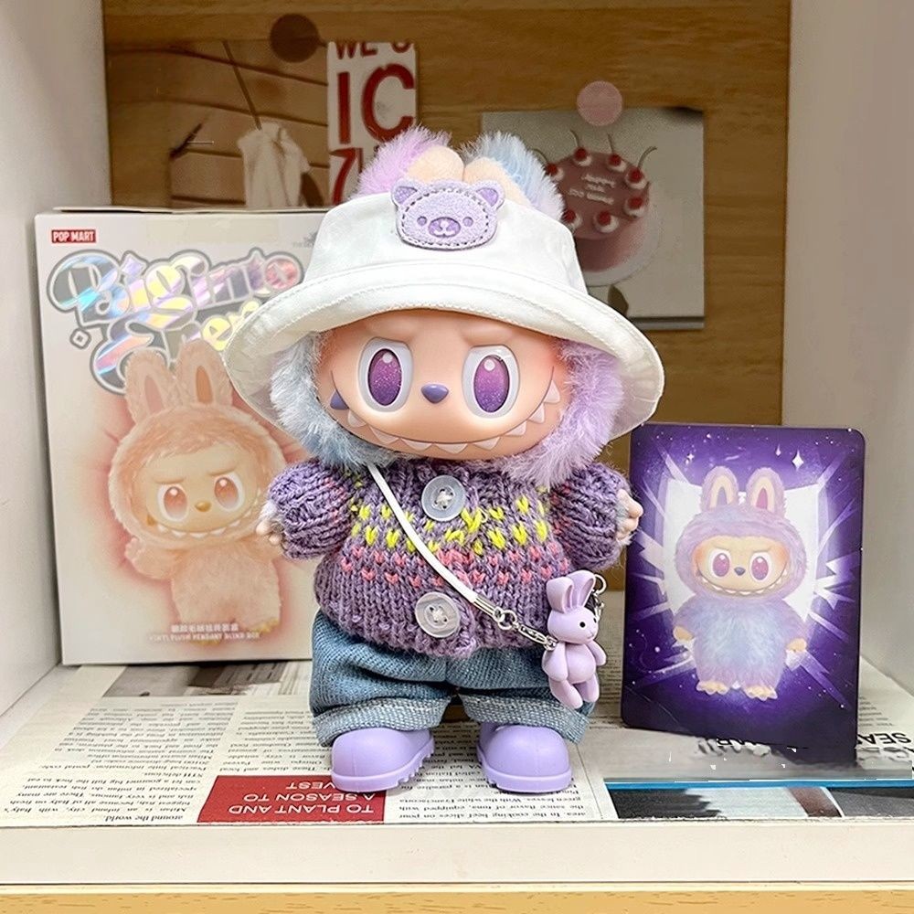 POPMART Front High Energy Third Generation Labubu Baby Clothes Vinyl ...