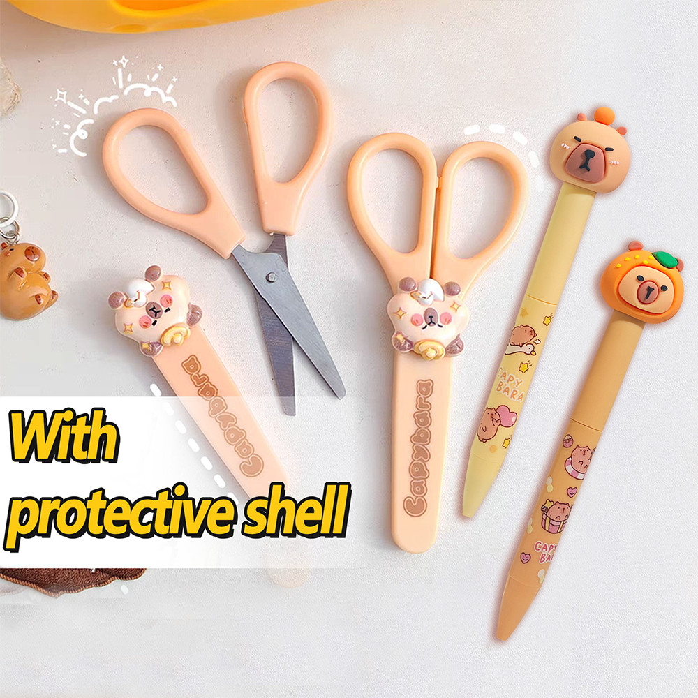 Scissors, Round Head Safety Children's Scissors, Handmade DIY ...