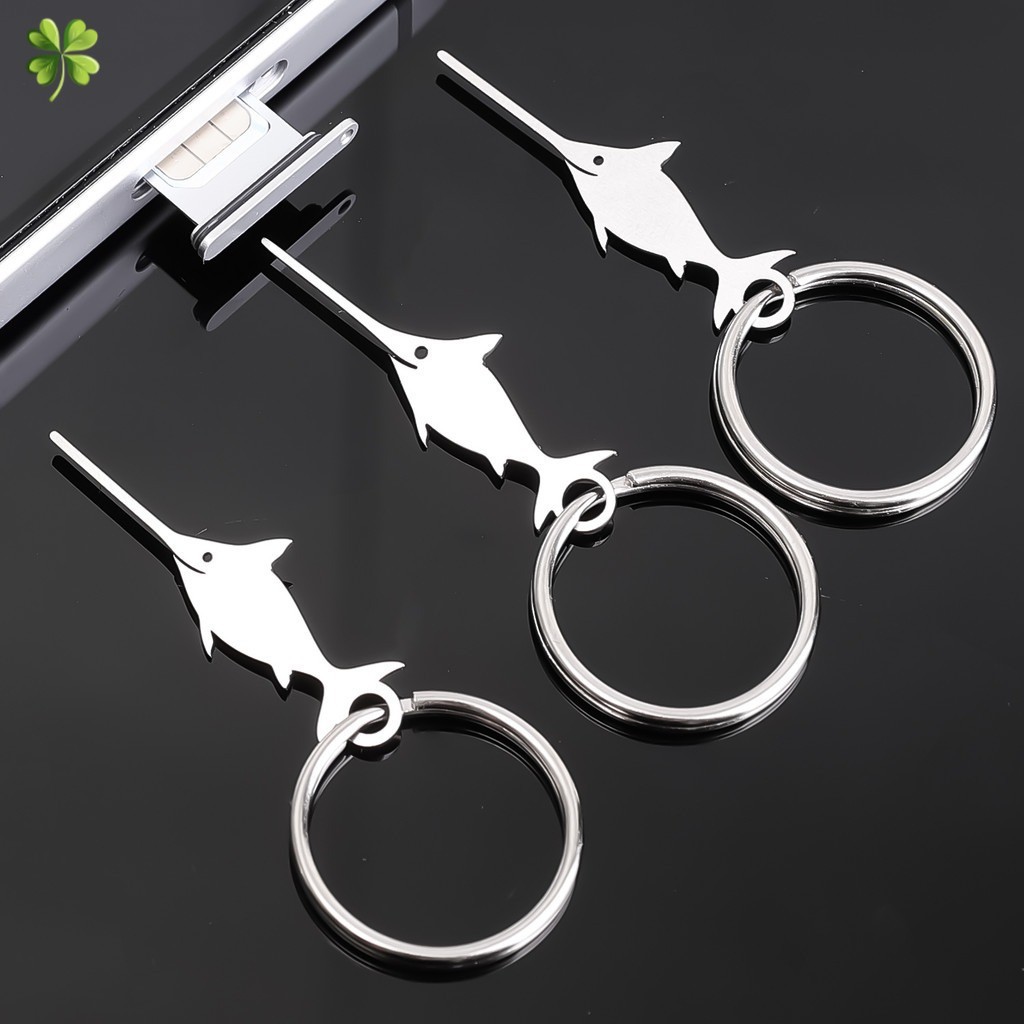 Universal Thimble Swordfish Shape SIM Card Removal Tool 304 Stainless Steel Smartphone SIM Card ...