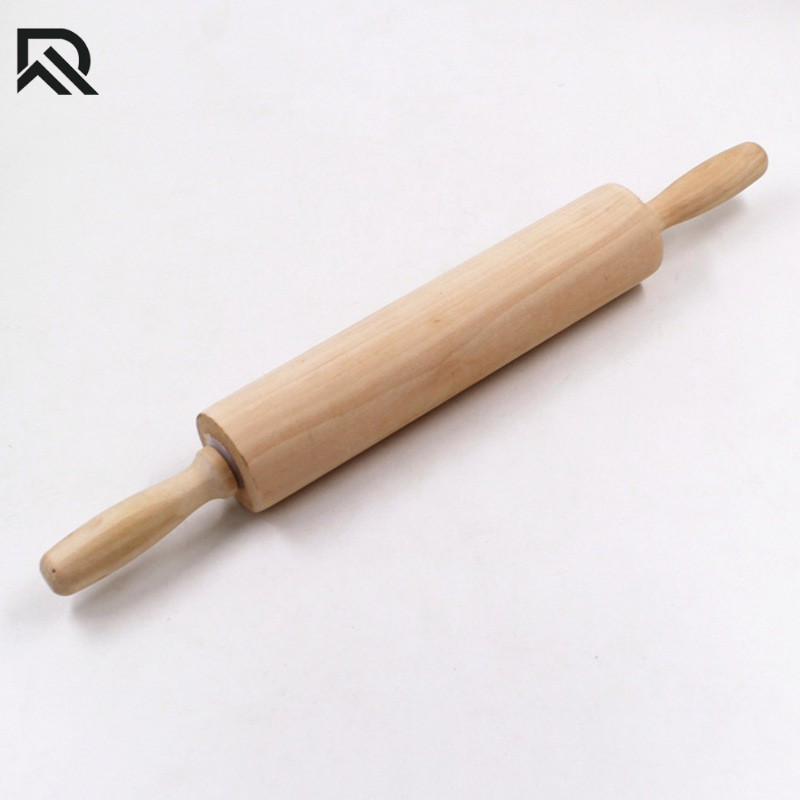 Wooden rolling pin for bread making non-stick dough roller /kitchen ...