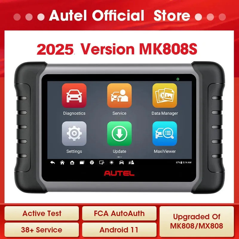 Autel MaxiCOM MK808S OBD2 Scanner Automotivo Car Diagnostic Tool OBD 2 ...