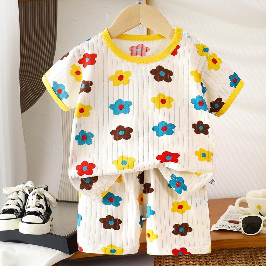 LoveMimiPH | Shortsleeved Summer Clothing Terno For Kids | Pure Cotton ...