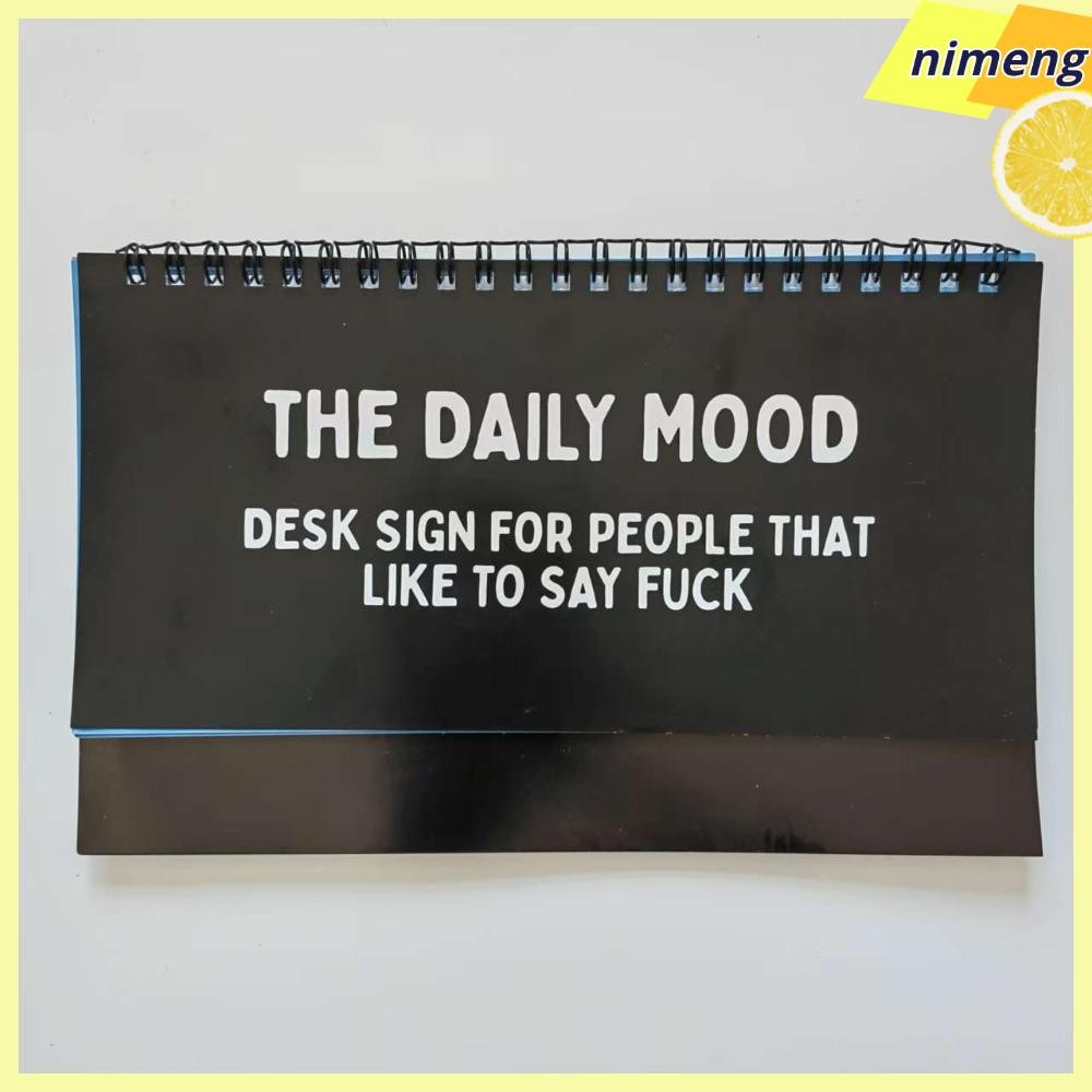 NIMENG Mood Flip Sign, Cute Funny Mood Desk Sign, DIY Multifunctional ...
