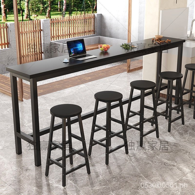 Coffee Table Chair Bar Table Balcony Wall Bar Table Long High Bar Table ...