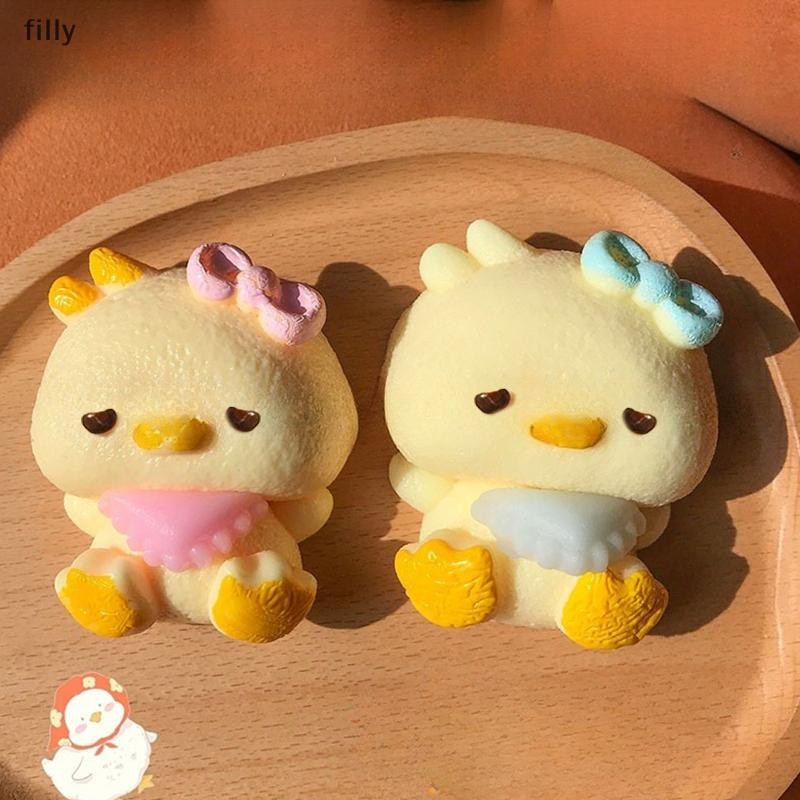 filly Cute Cartoon Apron Duck Squeezing Dpression Toy Yellow Duck Super ...