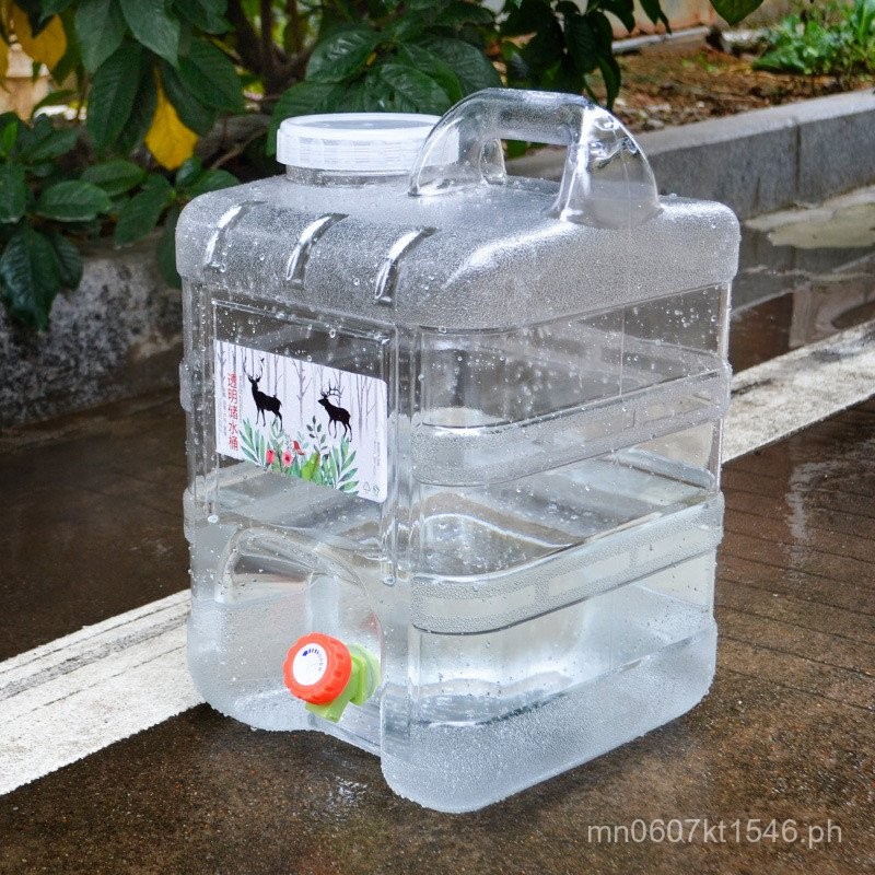 Car PC Transparent Outdoor Water Bucket Drinking Water Bucket Storage ...