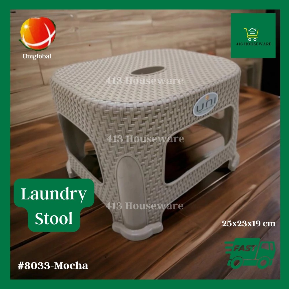 Laundry Stool Knitted Rattan Mini Chair Foot Stool Bangkito Bankito ...