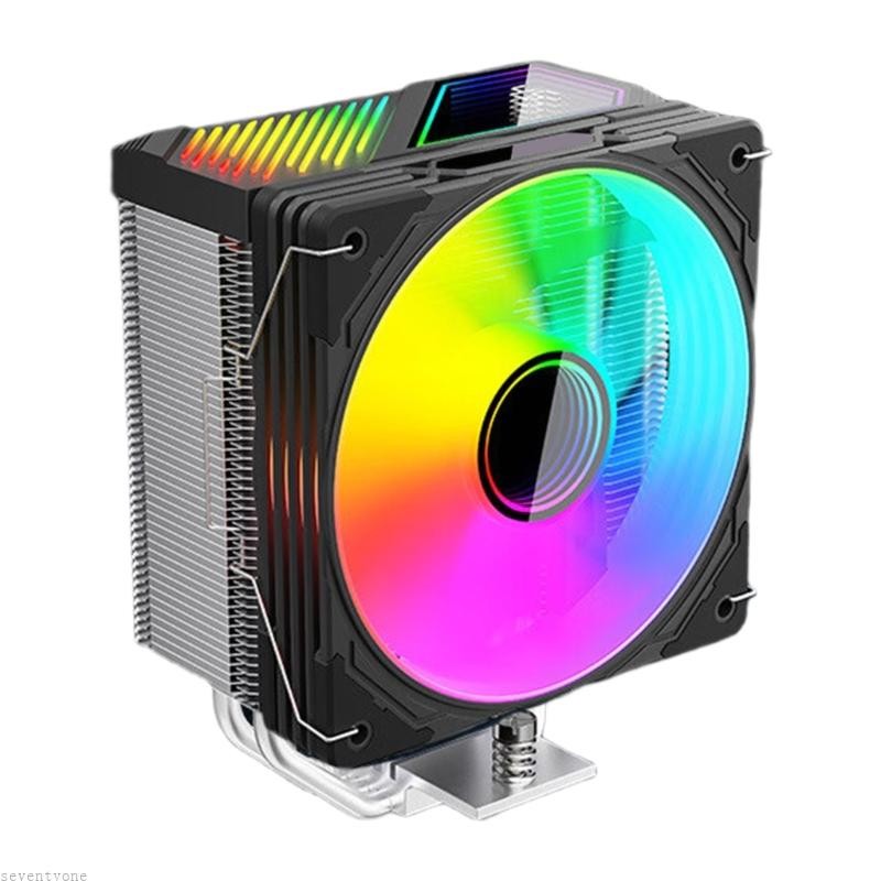 seve Efficient CPU Cooling 4 Copper Heat Pipes 120mm ARGB Fan Enhances ...