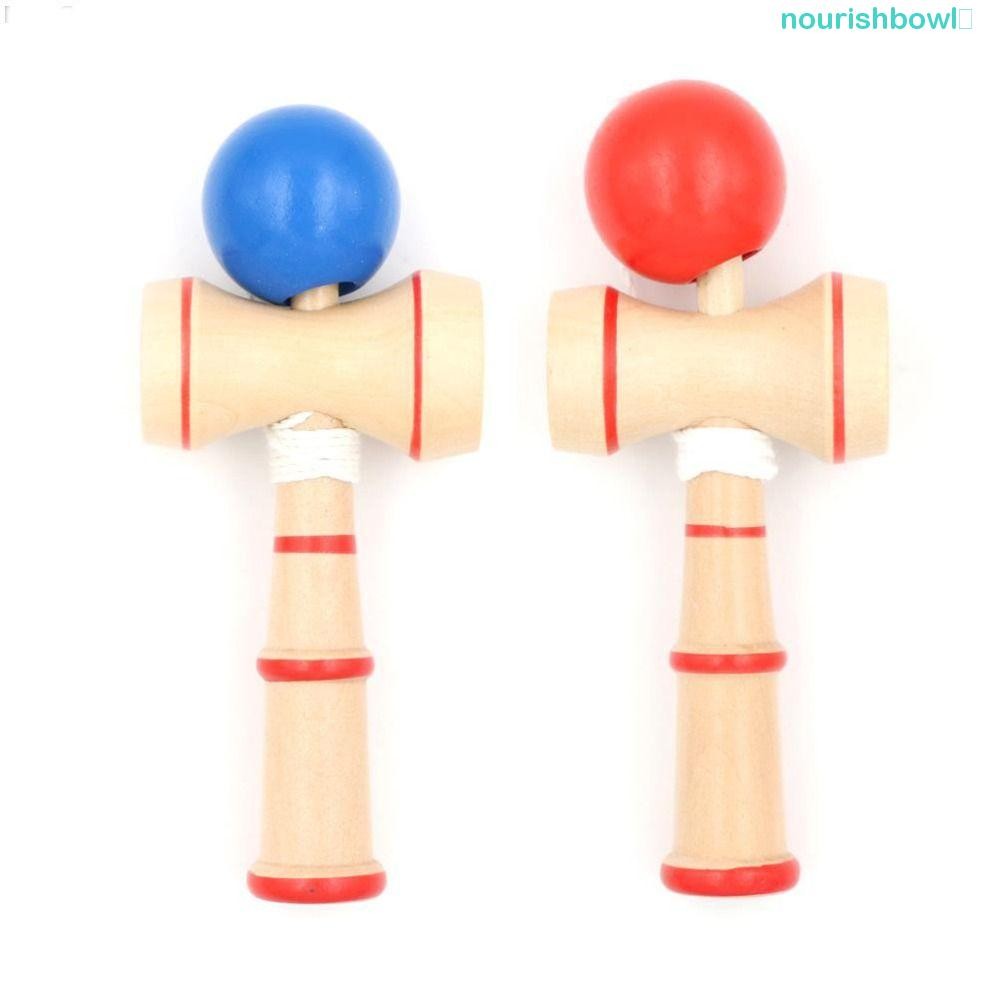 NOURISHBOWL Wooden Kendama Coordinate Ball, Catch Cup Toys Skillful ...