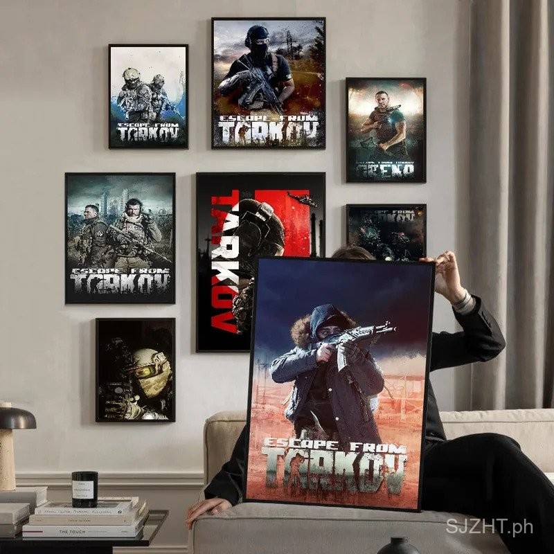 Escape From Tarkov Game Classic Vintage Posters HD Quality Wall Art ...