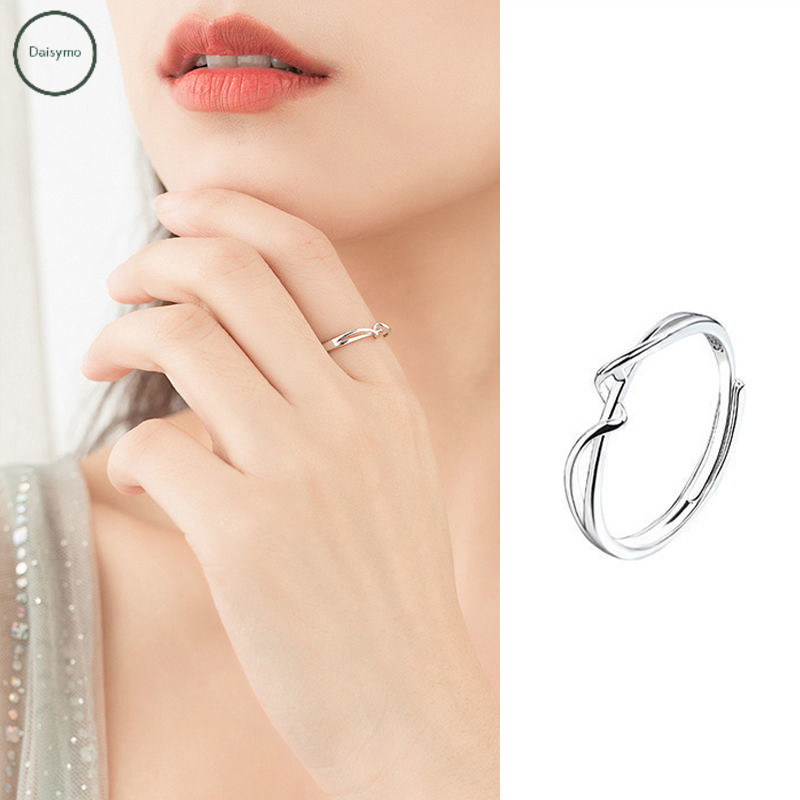 【Daisy】Simple Line Ring Female Geometric Ring Soft Ring Open Index ...