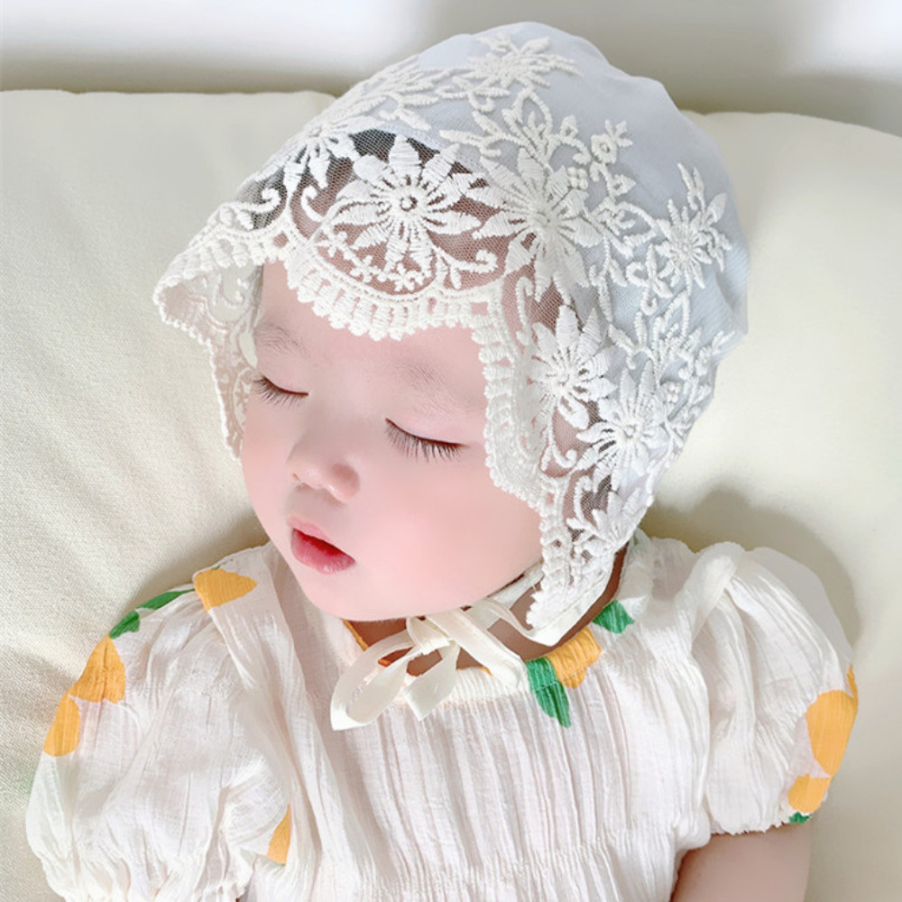 New Baby Lace Court Hats Baby Sun Hats Princess Hats Baptisms | Shopee ...