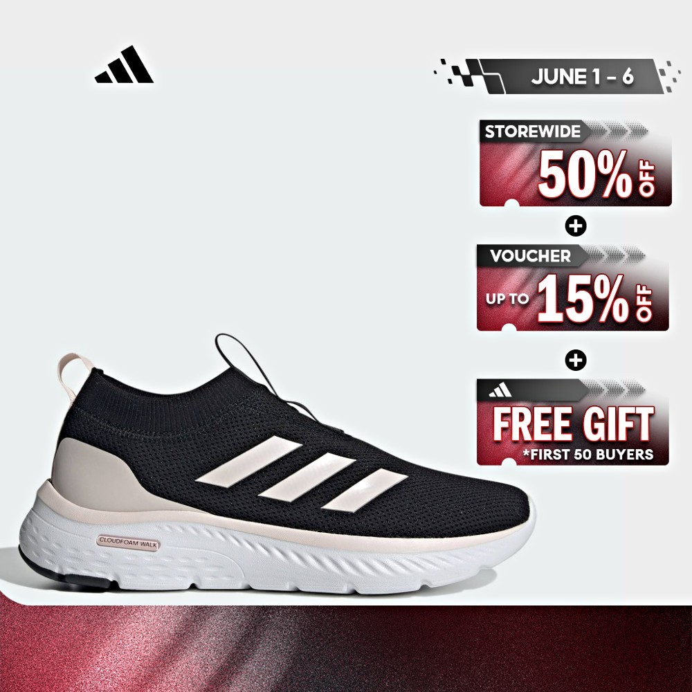 adidas Lifestyle Cloudfoam Move Sock Shoes Women Black ID6525 | Shopee ...