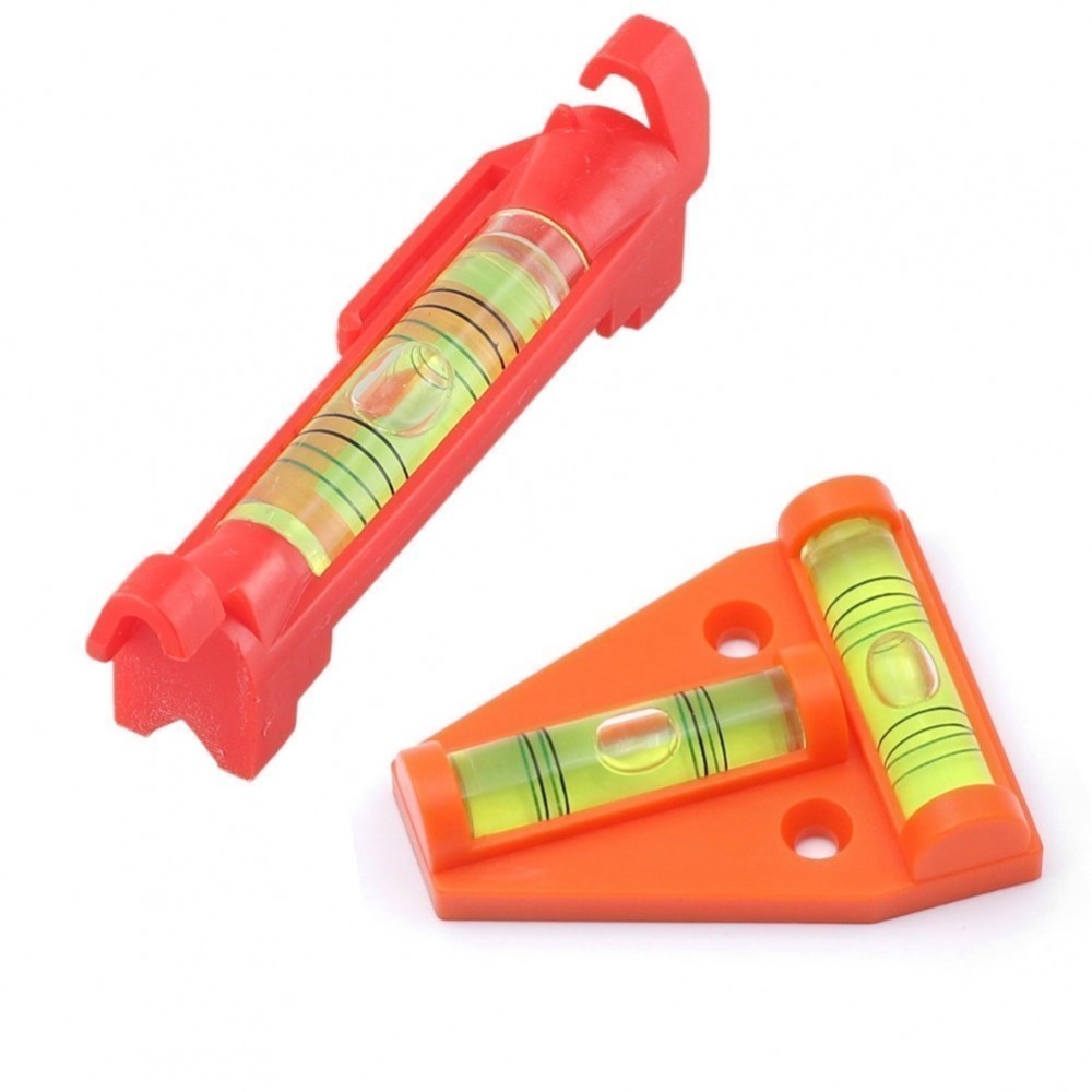 【DOLL】Hanging Line Level String Level Tool 2Pcs Orange Color Acrylic ...