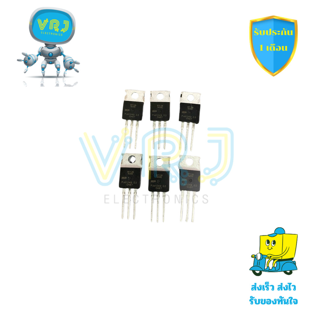 Triac Chip BT136-600 4A 600V TO-220 Model Suitable For Electrical And ...