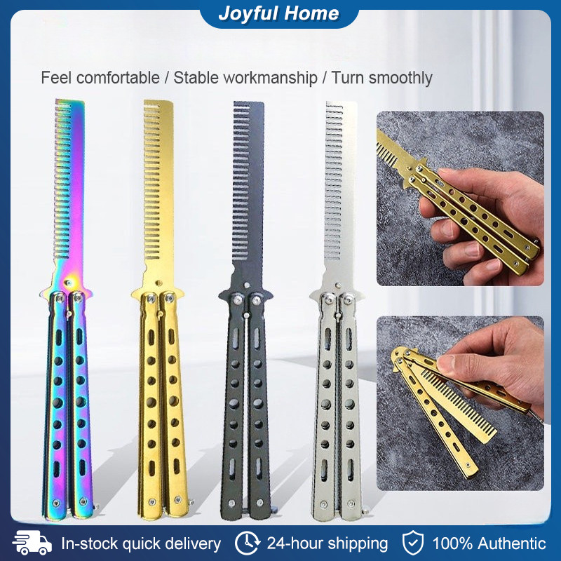 Stainless Butterfly Folding Comb Balicomb Foldable Stainless Steel ...