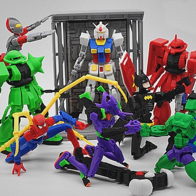 Dummy13 3D Printing Marvel Superheroes Movable Joint Action Figurines ...