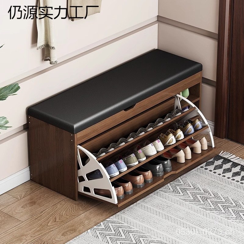 Entryway Shoe Rack Shoe Cabinet Flip Bucket Wall-Mounted Flip Bucket ...