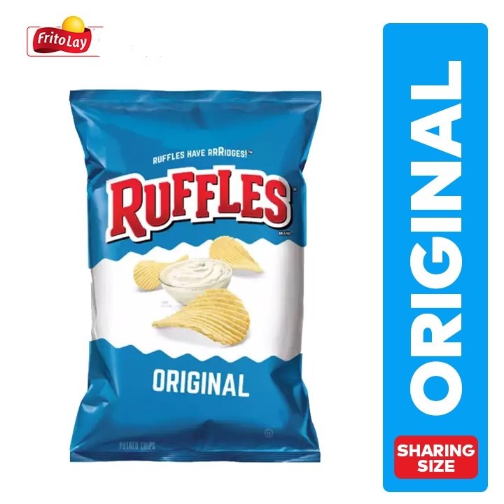 Ruffles Original Potato Chips 6.5oz | Shopee Philippines