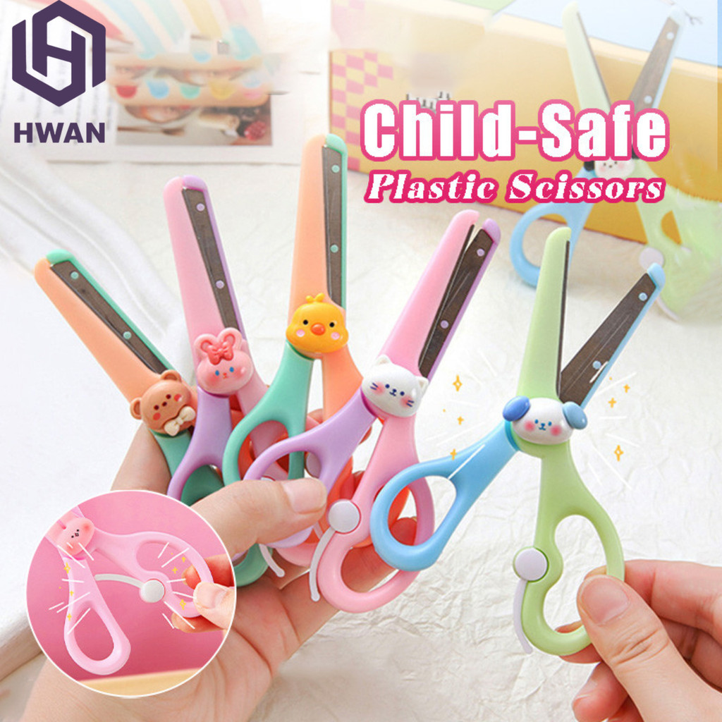 Cartoon Cute Mini Preschool Scissors Portable Kids Multi-purpose Paper ...